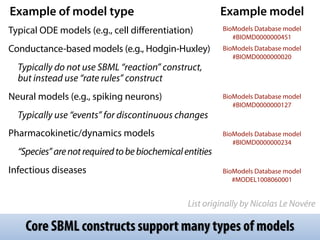 Recent software and services to support the SBML community | PDF | Programming Languages | Computing