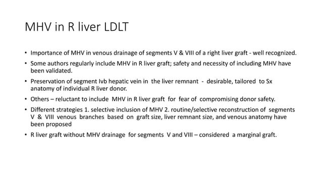 MHV venous anatomy liver,MHV for liver transplantation.pptx