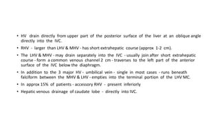 MHV venous anatomy liver,MHV for liver transplantation.pptx