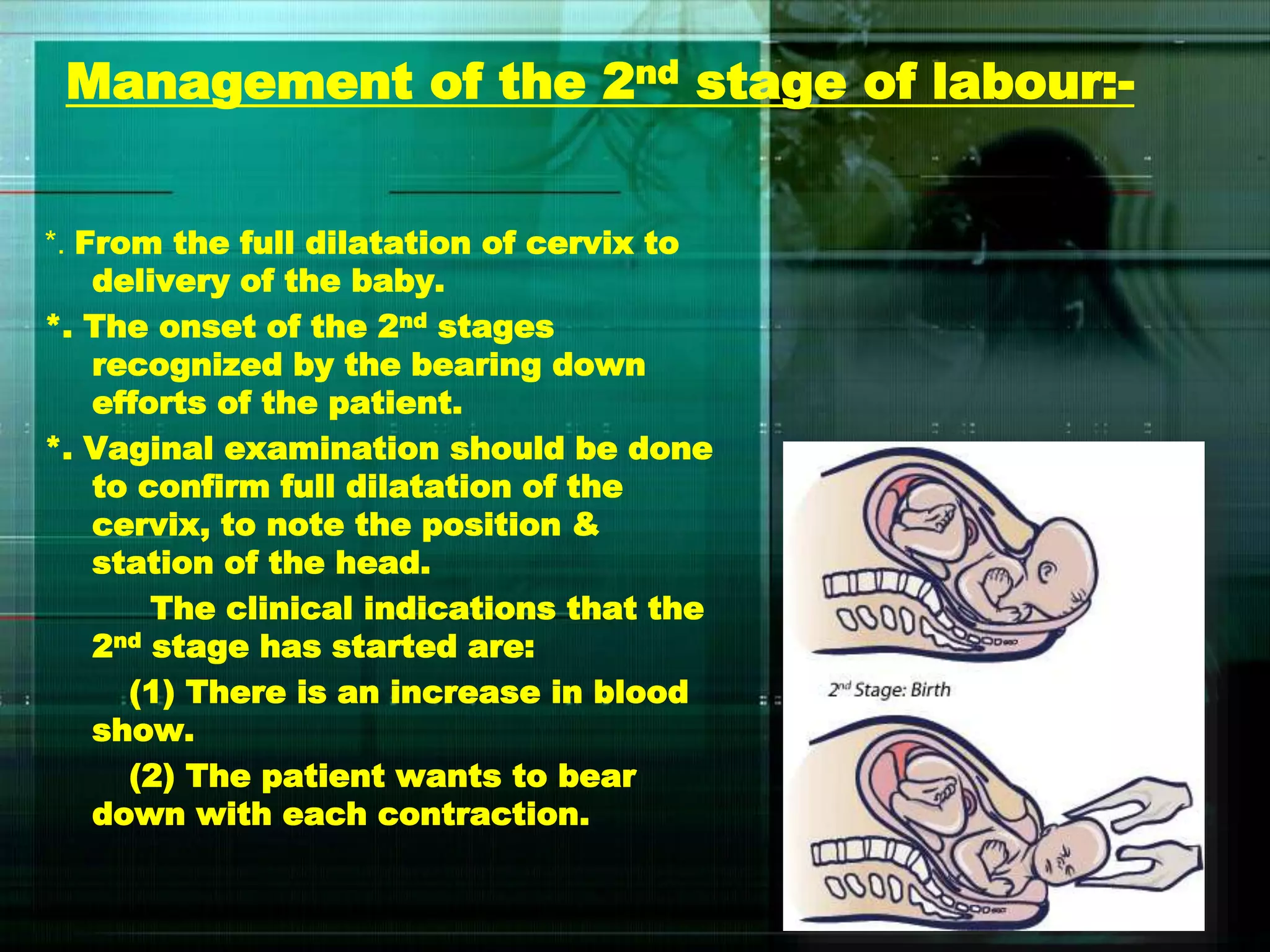 Management of normal labor | PPTX