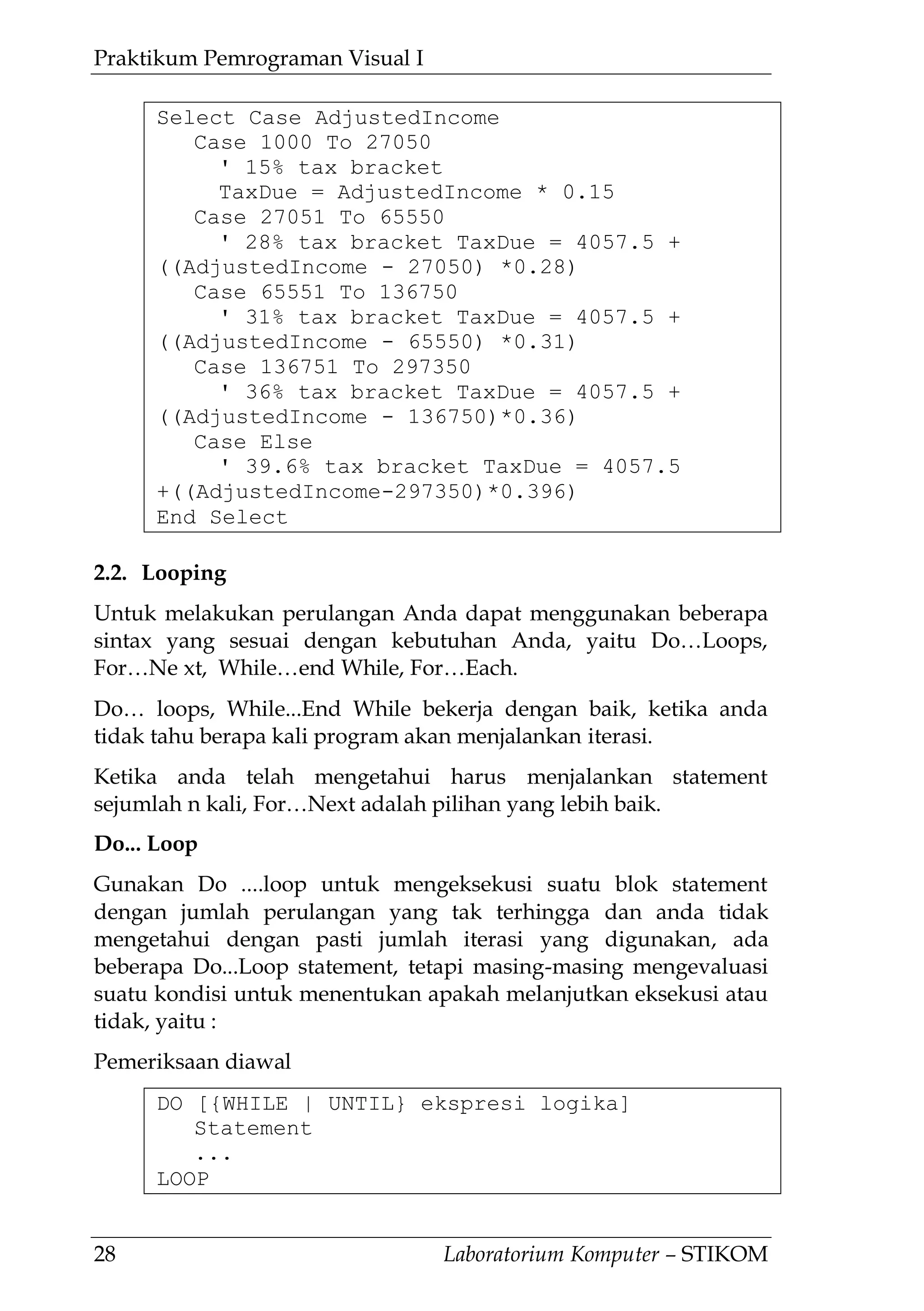 Mi 02.-praktikum-pemrograman-visual-1 | PDF