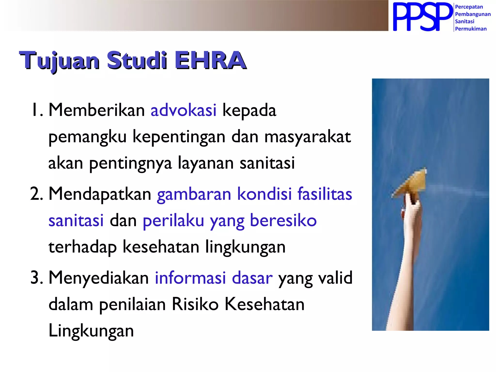Pengantar Studi EHRA (Environmental Health Risk Assessment) | PPT
