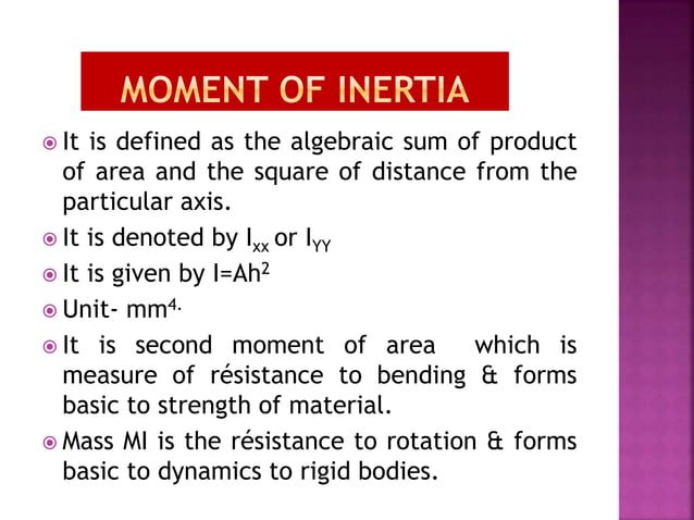 Moment of Inertia | PPTX | Physics | Science