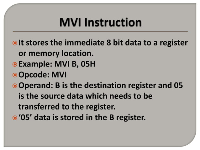 Timing Diagram of MVI Instruction of 8085 Microprocessor | PPTX | Computing | Technology & Computing