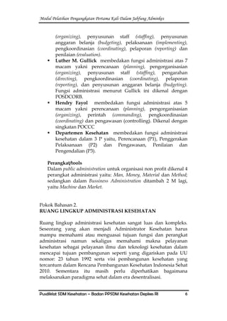 Mi 1 dasar-dasar adminkes | PDF