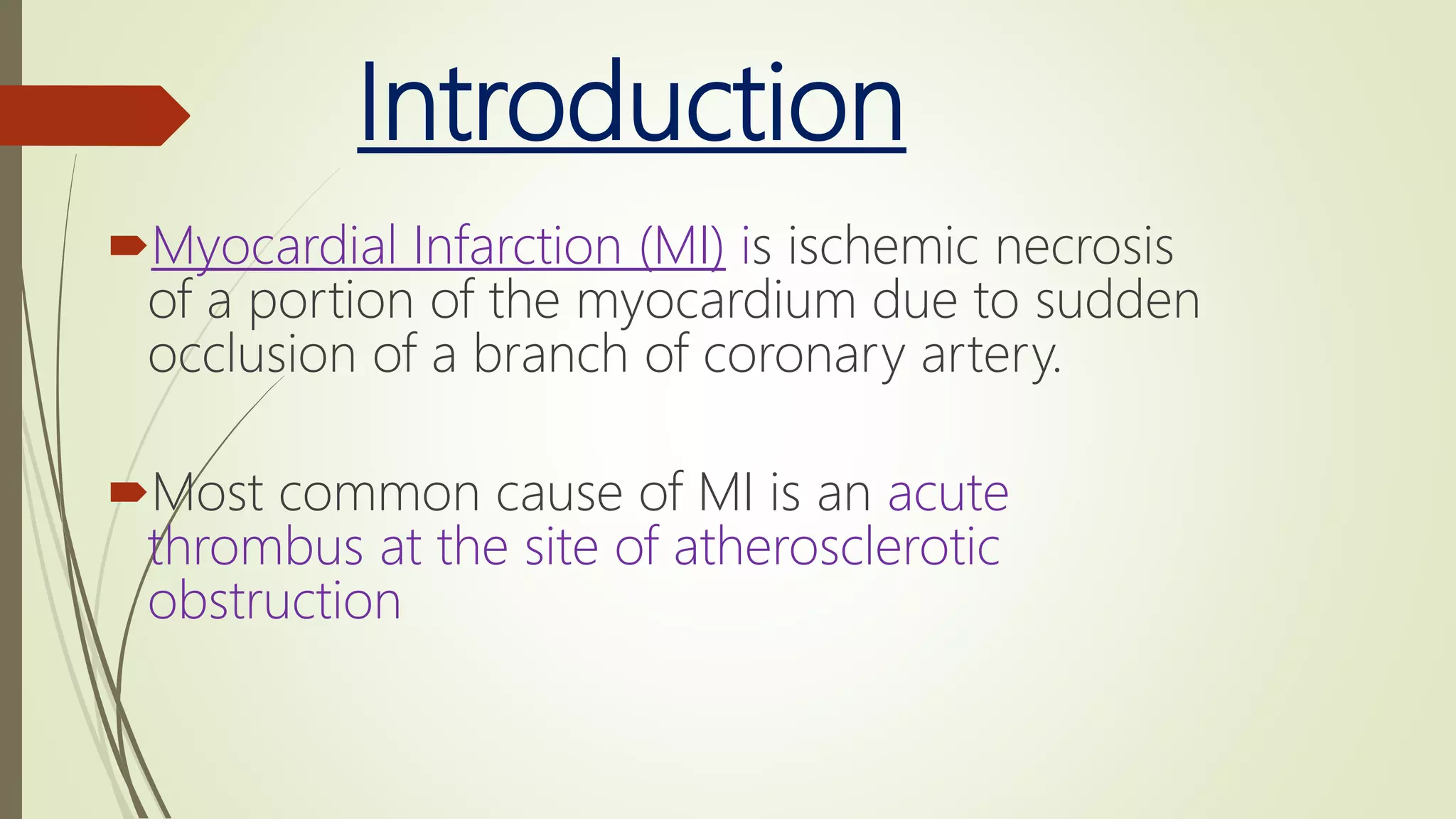Myocardial infarction | PPTX