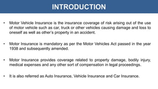 Motor Insurance | PPTX