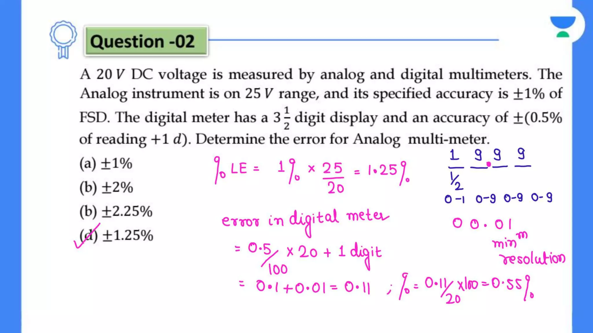 Measurements and instrumentation GATE notes | PPT