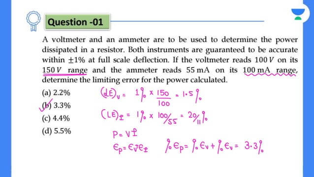 Measurements and instrumentation GATE notes | PPT