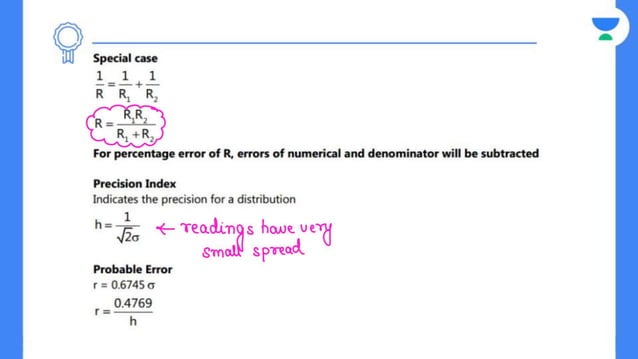Measurements and instrumentation GATE notes | PPT