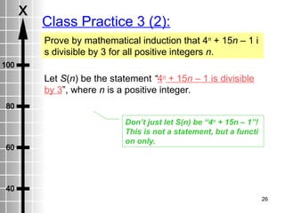 Introduction to Mathematical Induction!! | PPT
