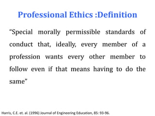 Mi 291 chapter 7 (engineering ethics & team work)(1) | PPT