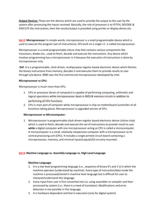 Microprocessors Assignment | PDF