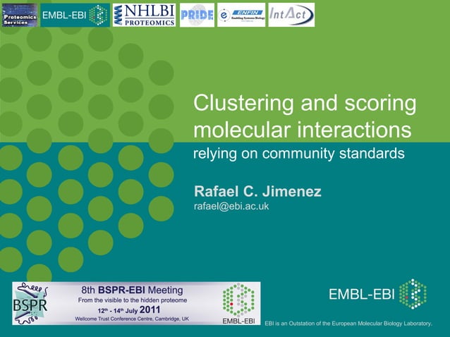 Clustering And Scoring Molecular Interactions Relying On Community