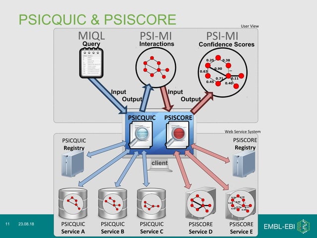 Clustering And Scoring Molecular Interactions Relying On Community