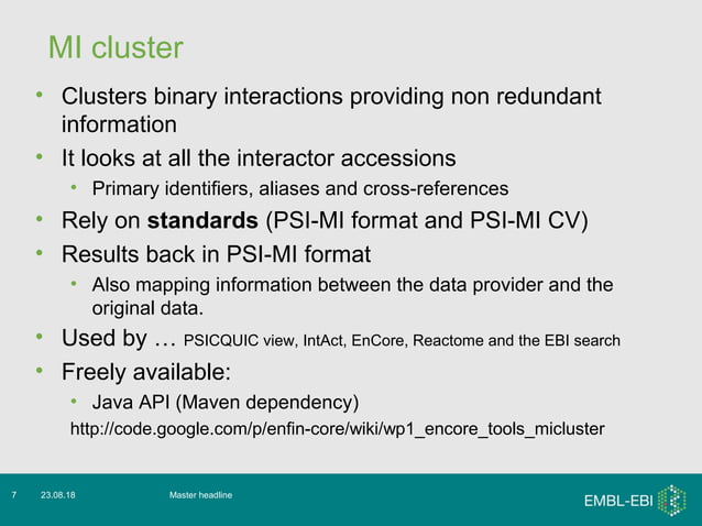 Clustering And Scoring Molecular Interactions Relying On Community