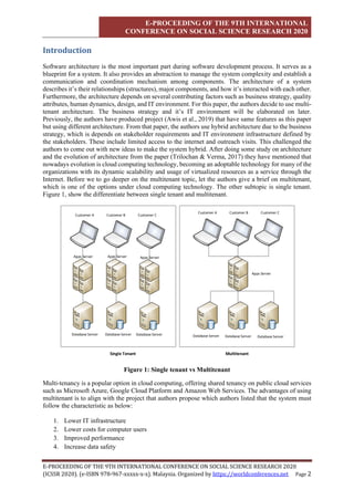 Mi health care - multi-tenant health care system | PDF