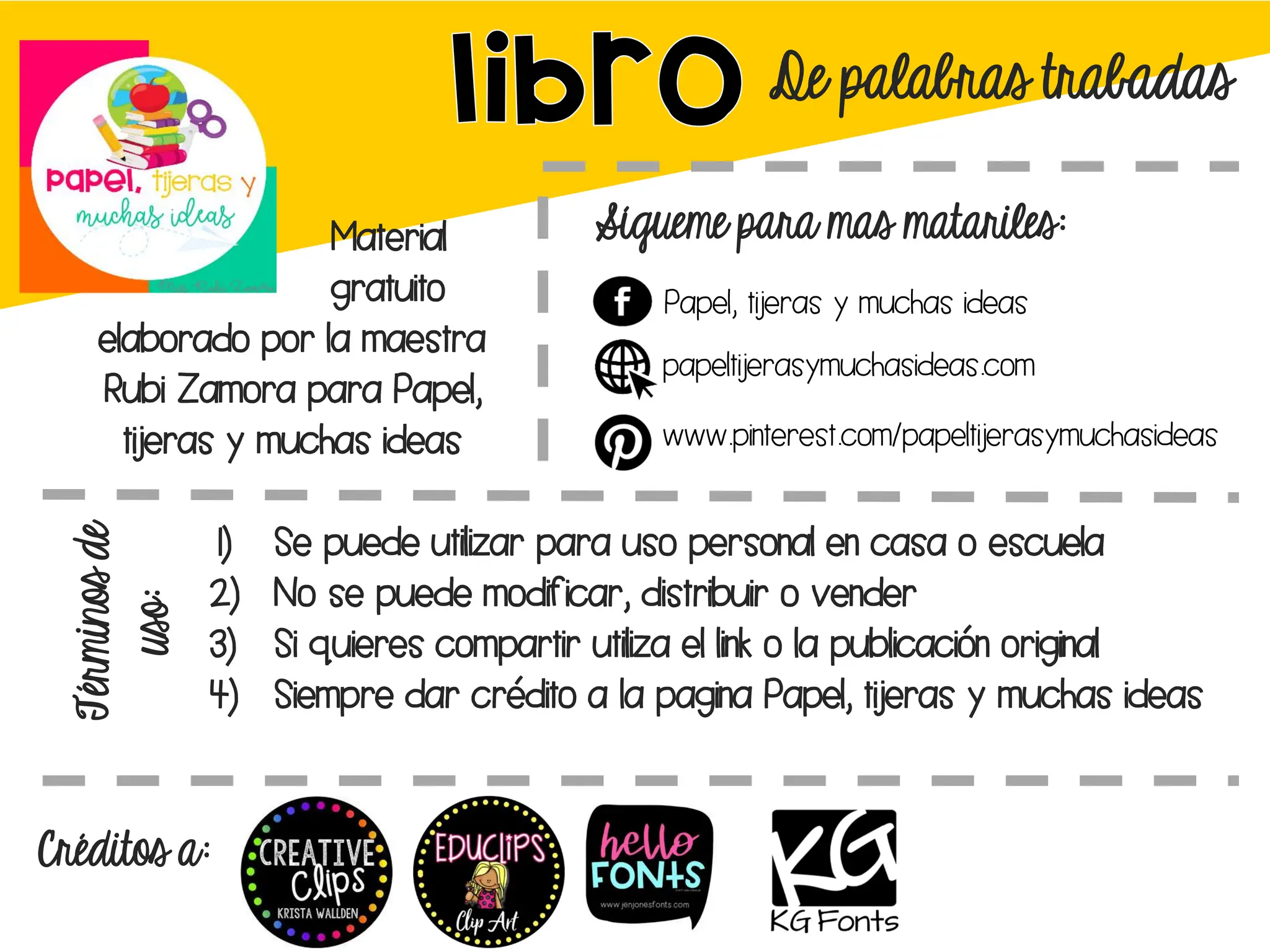 mi librito de silabas trabadas para practicar y reforzar | PPT