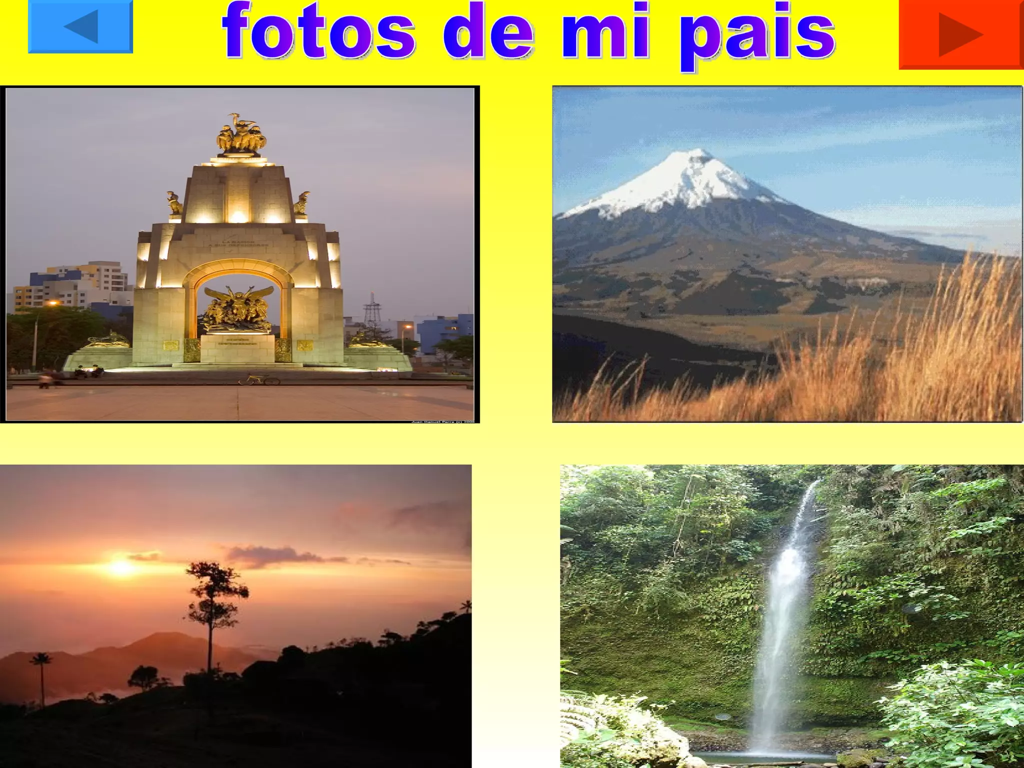 MI PAIS: ECUADOR POR MARJORIE | PPT