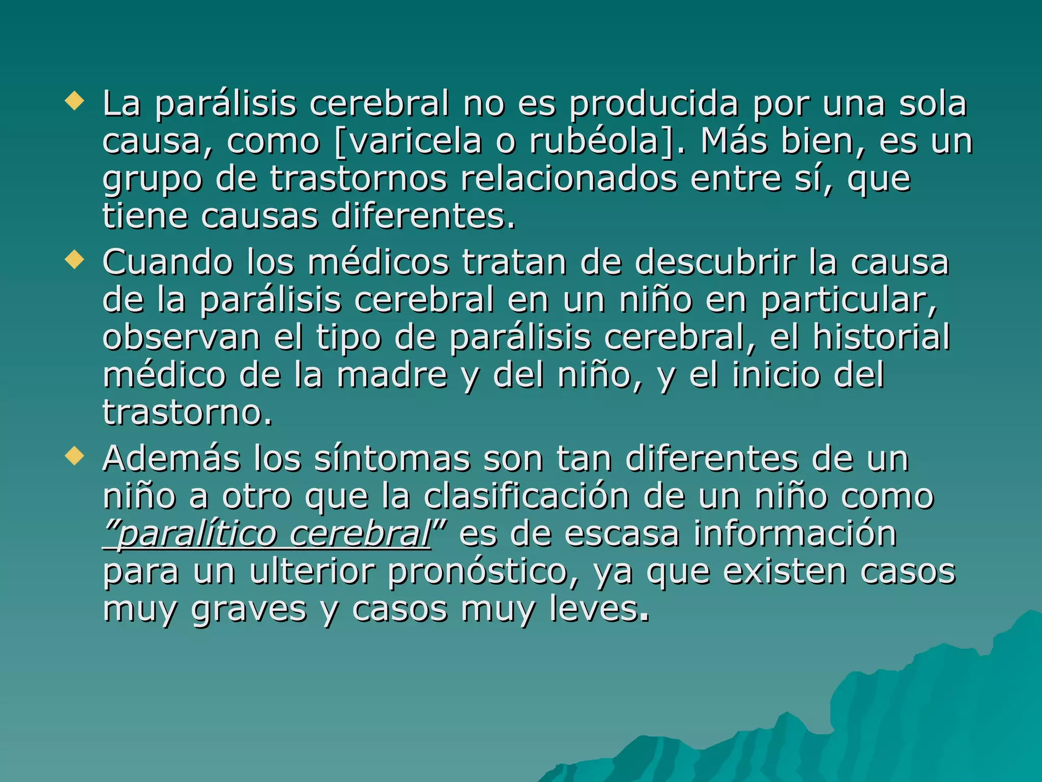 PARALISIS CEREBRAL | PPT | Brain and Nervous System Disorders ...