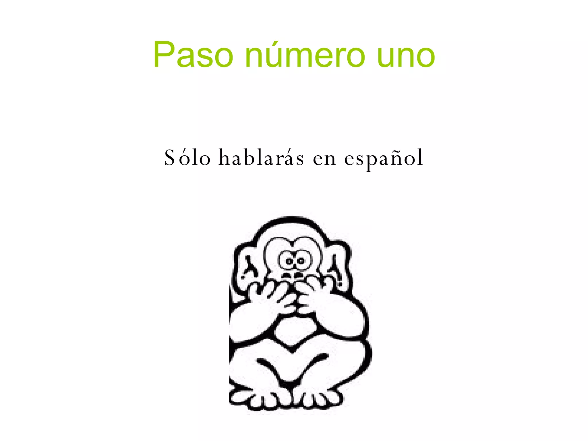 Mi Primera Clase De EspañOl | PPT