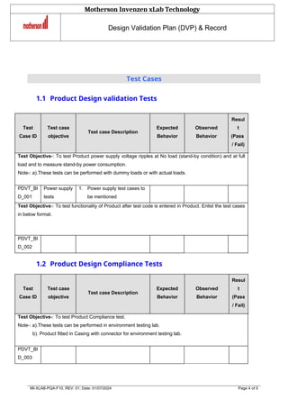 MI-XLAB-PQA-F10_Product Design Validation Test Plan & Record.docx