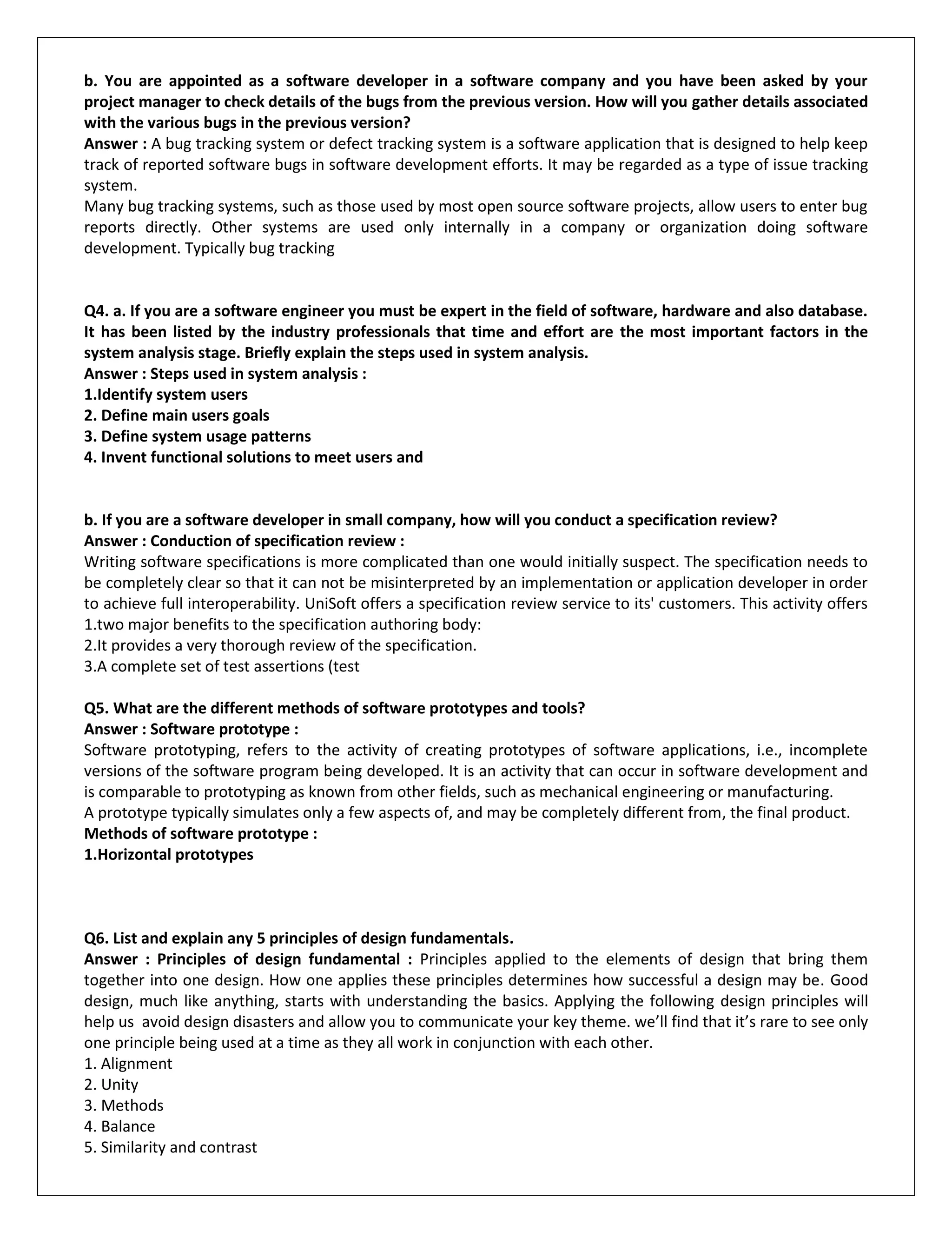 Mi0033 software engineering | DOCX