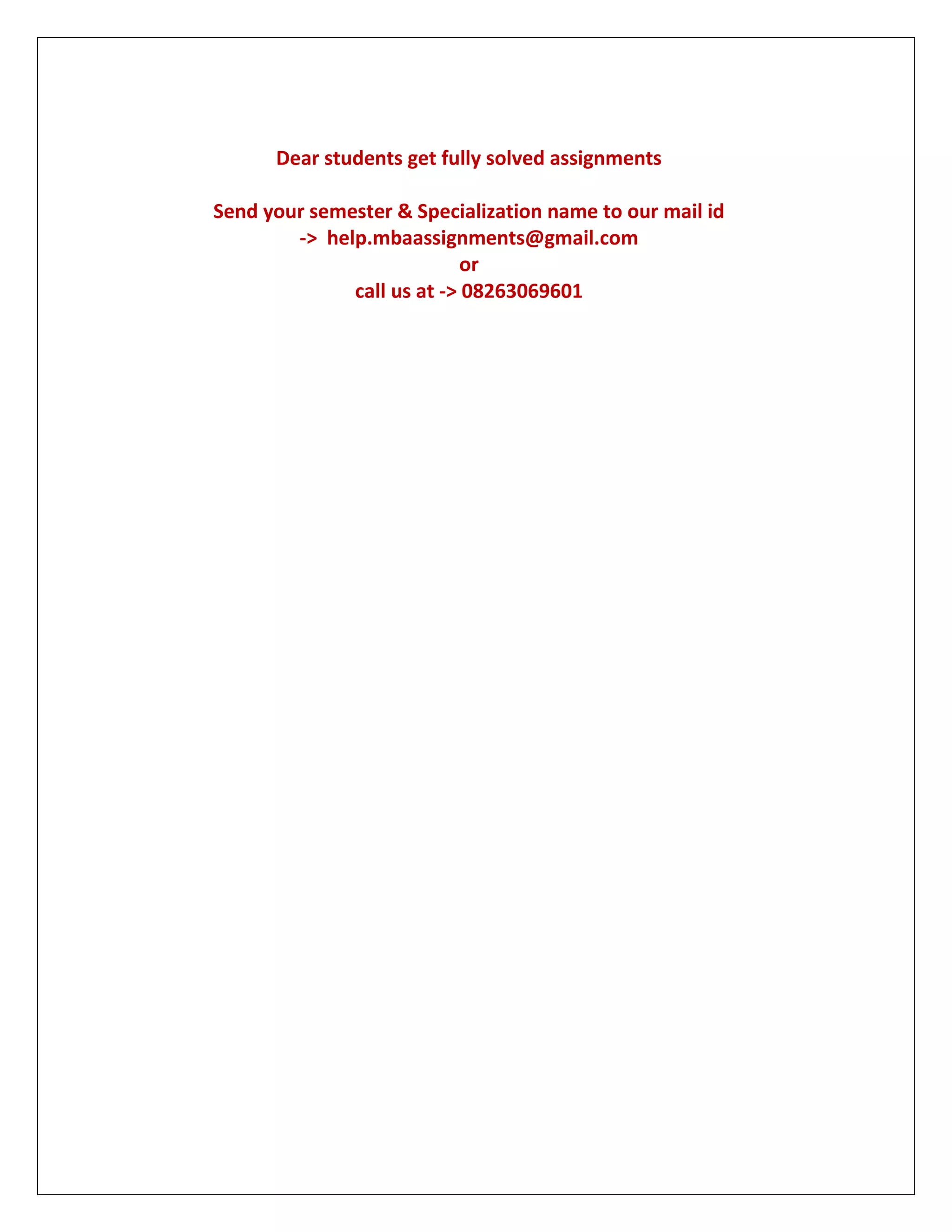 Mi0033 software engineering | DOCX