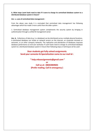 Mi0034 database management systems | DOCX