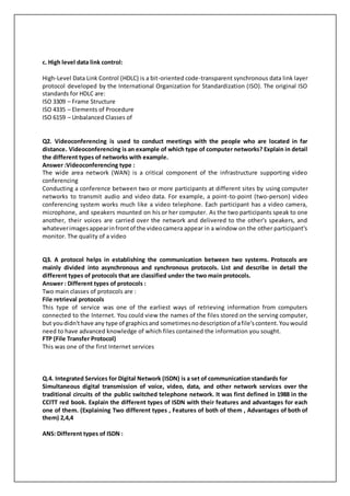 Mi0035 computer networks... | PDF