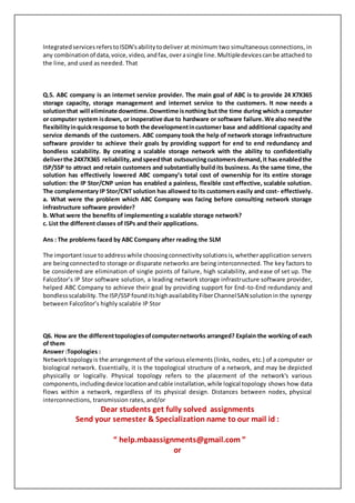 Mi0035 computer networks... | PDF