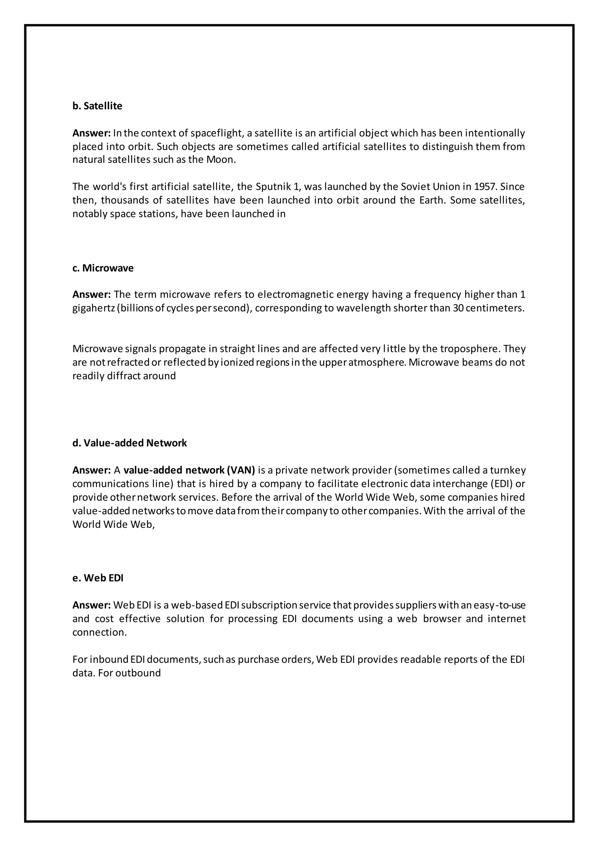 Mi0035 computer networks | DOCX | Computer Networking | Computing