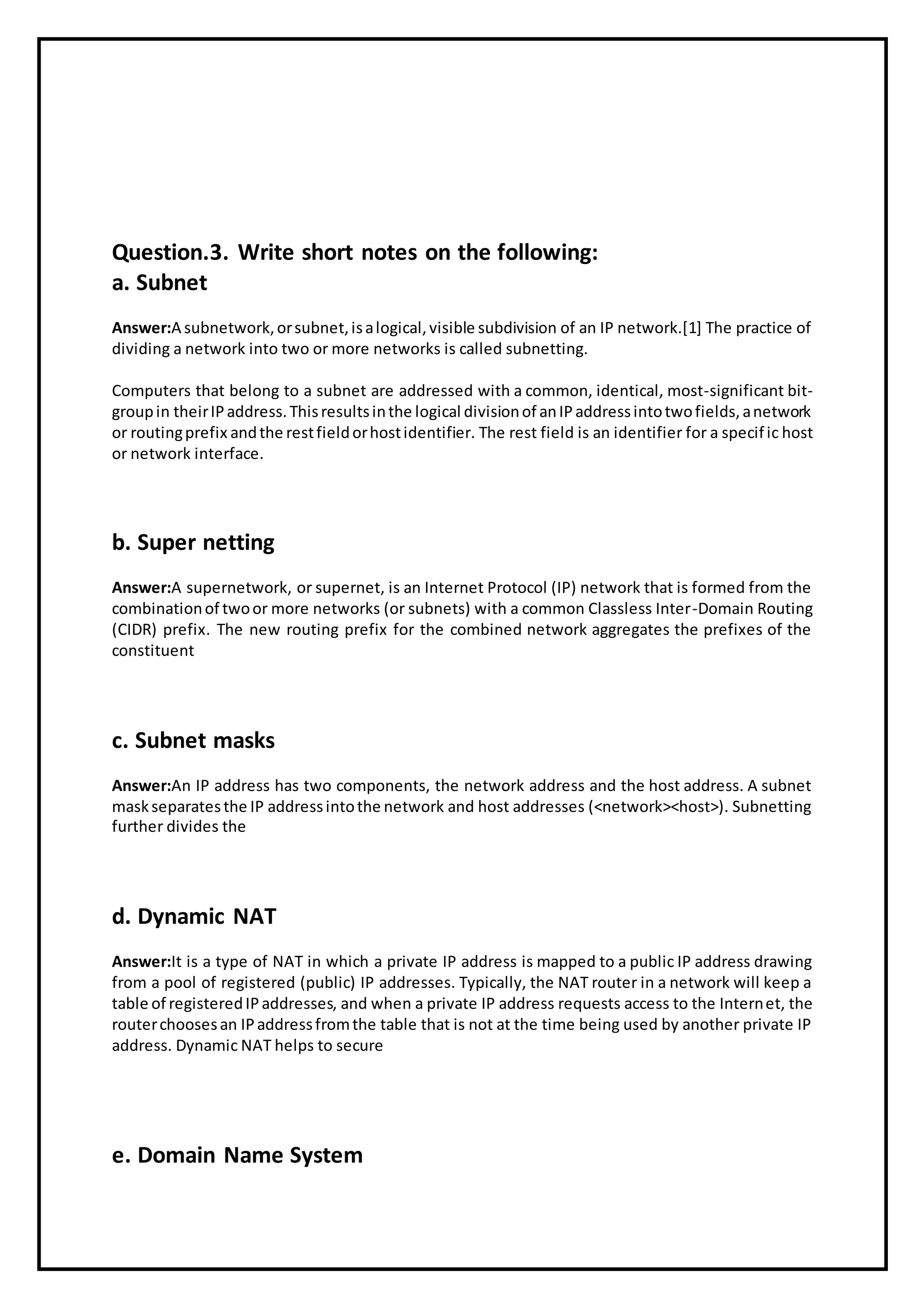 Mi0035 computer networks | PDF