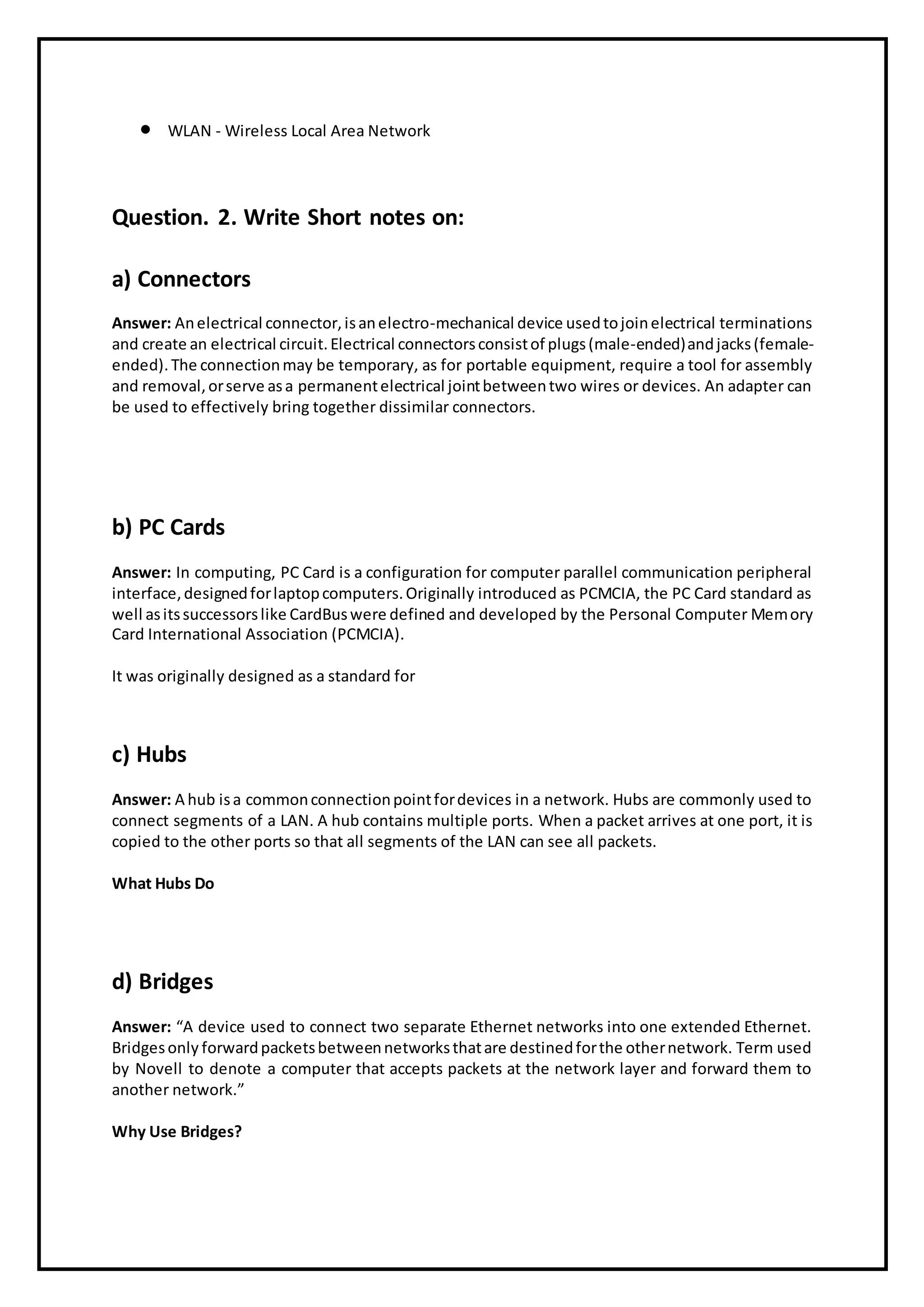 Mi0035 – computer networks | PDF