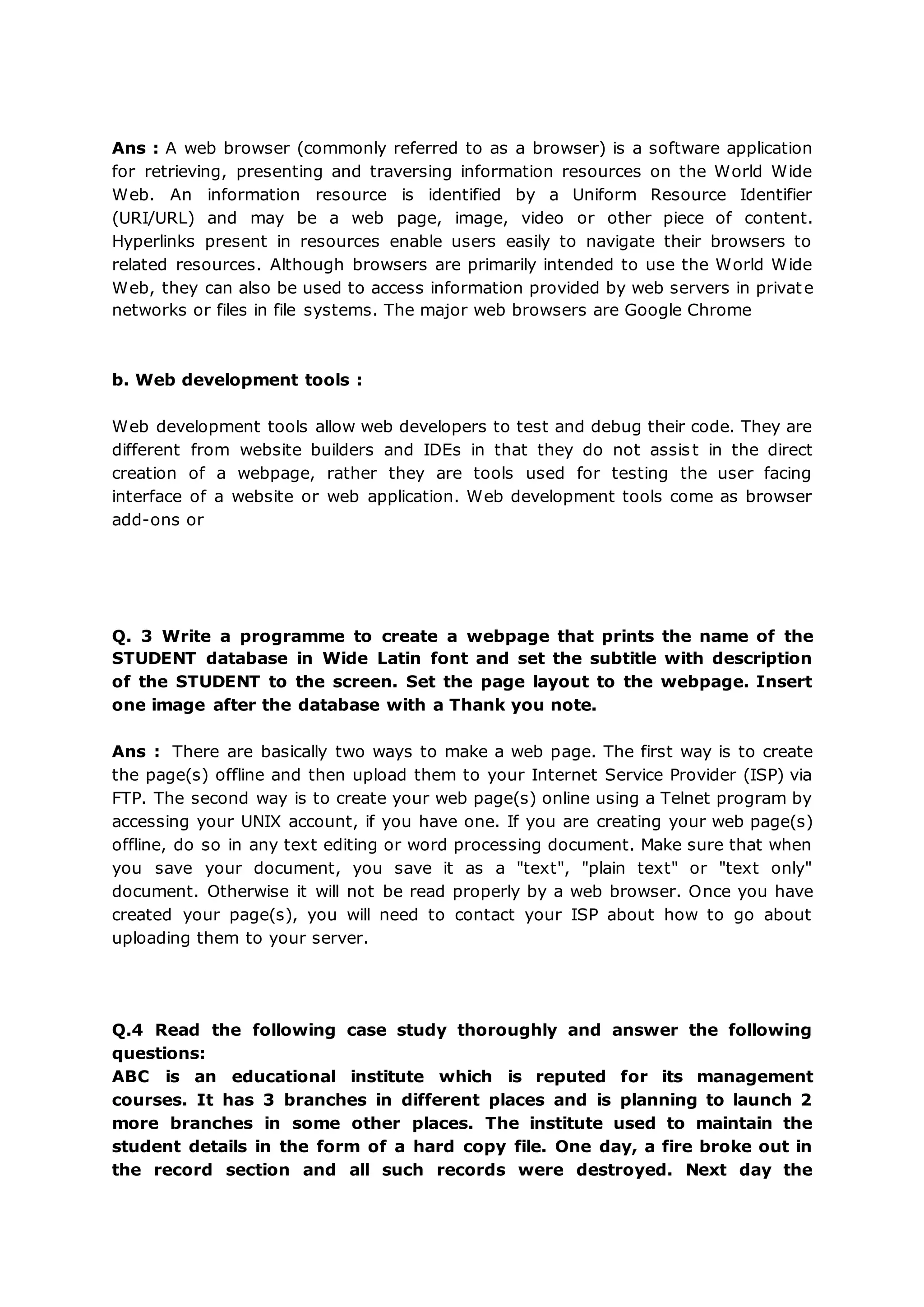 Mi0041 java and web design | DOCX