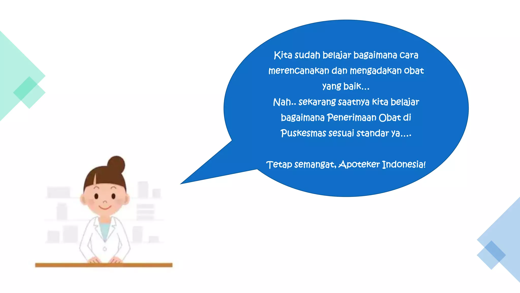 Mi 1 3 Penerimaan Obat Di Puskesmas Pdf