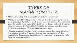 Magnetometer (detailed powerpoint presentation) | PPTX