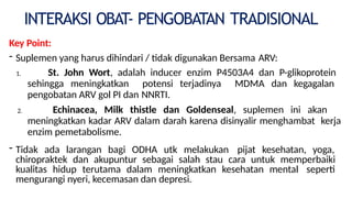 MI 2 - Interaksi Obat ARV (Antiretroviral) | PPTX