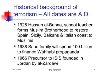 Mi 210 islamic terrorism.1 | PPT