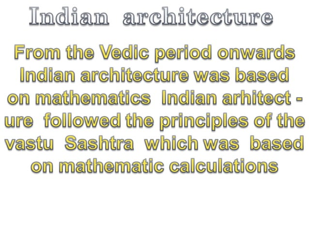 mathematics in architecture | PPT
