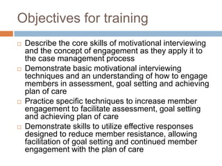 Motivational Interviewing 30k feet | PPTX