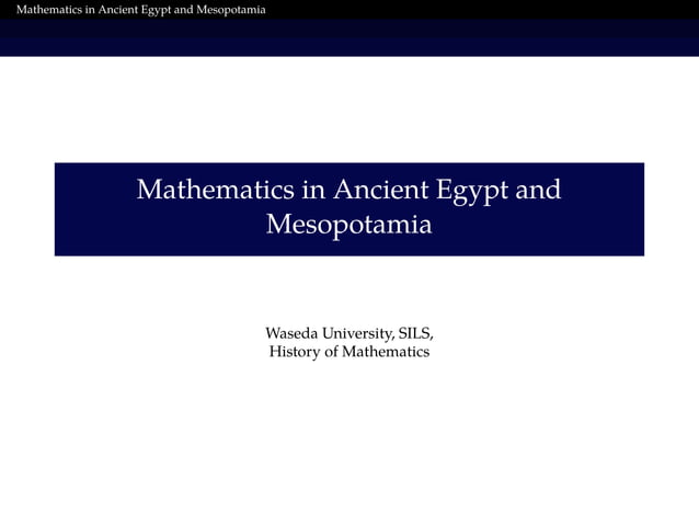 Mathematics of Mesopotamia and Egypt.pdf