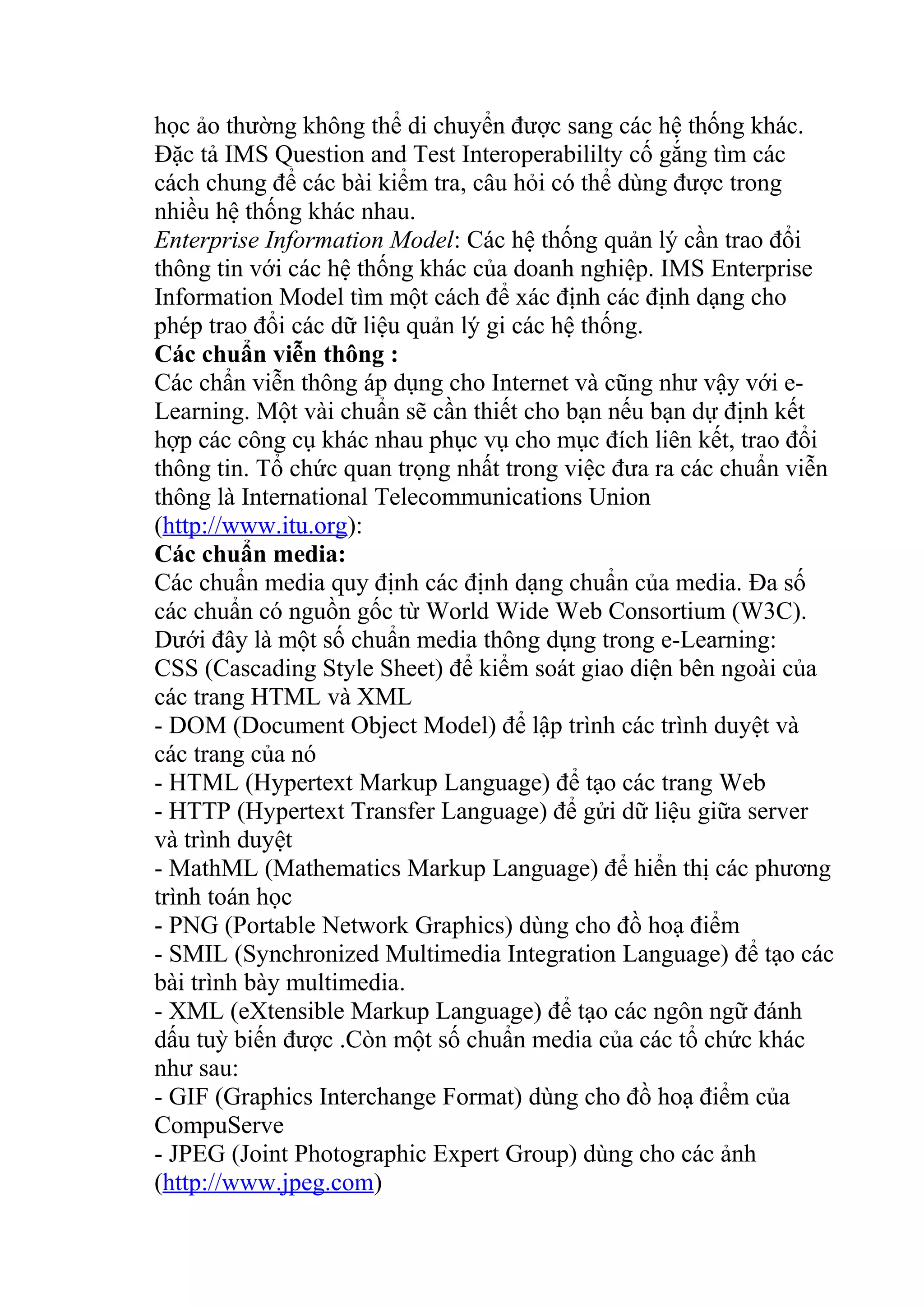 Chương 1:Tổng quan về Elearning. | DOC