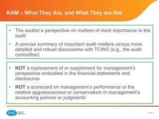 The New Auditor's Report | PPTX
