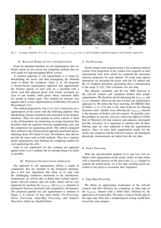 Segmenting Epithelial Cells in High-Throughput RNAi Screens (Miaab 2011) | PDF