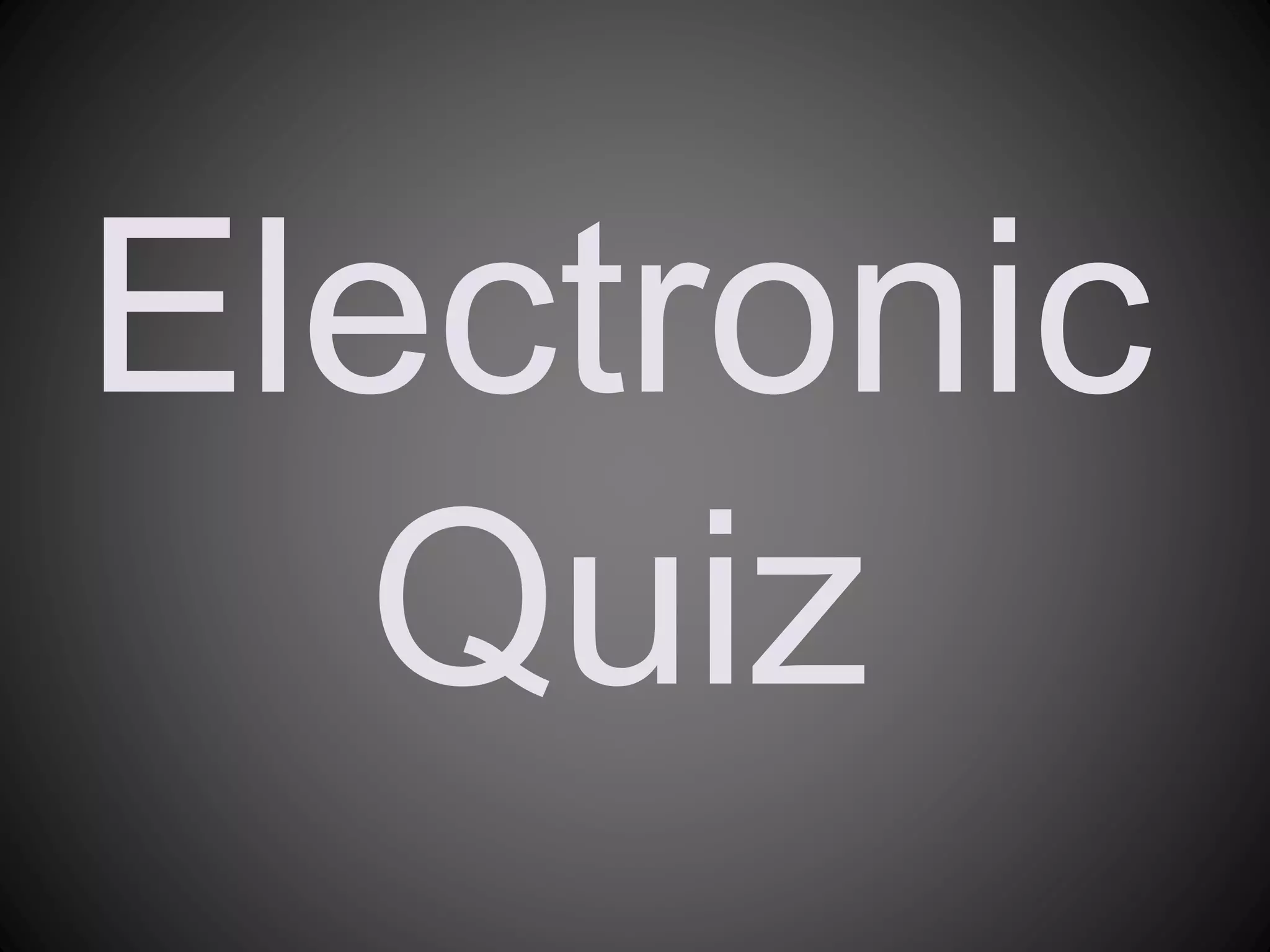 ELECTRONIC QUIZ IN EMPOWERMENT TECHNOLOGY | PPTX | Social Networking ...