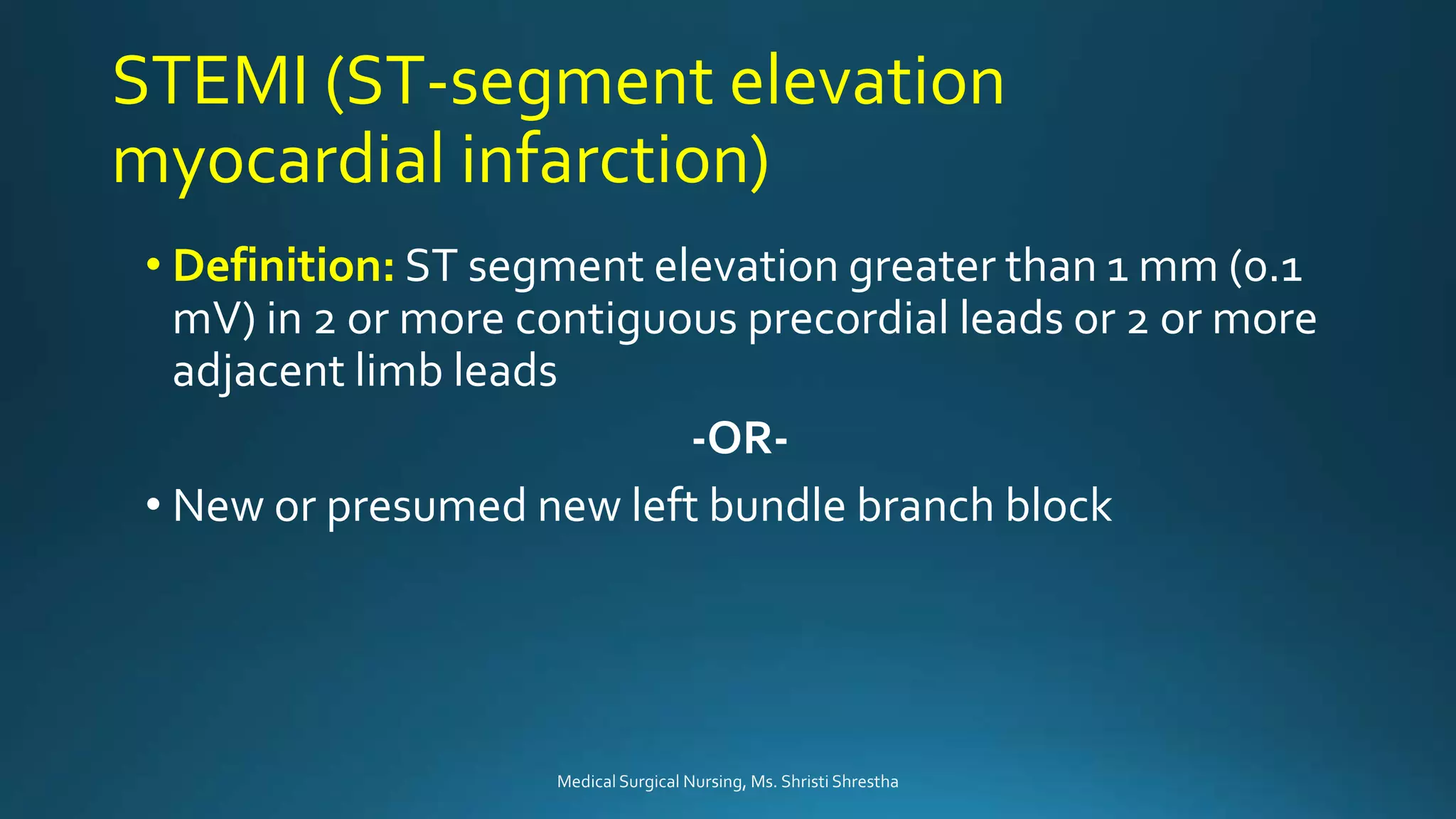 Acute Coronary Syndrome: MI | PPTX
