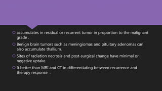 Brain tumors Imaging | PPTX