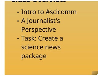 Science Communication: A Master Class | PDF