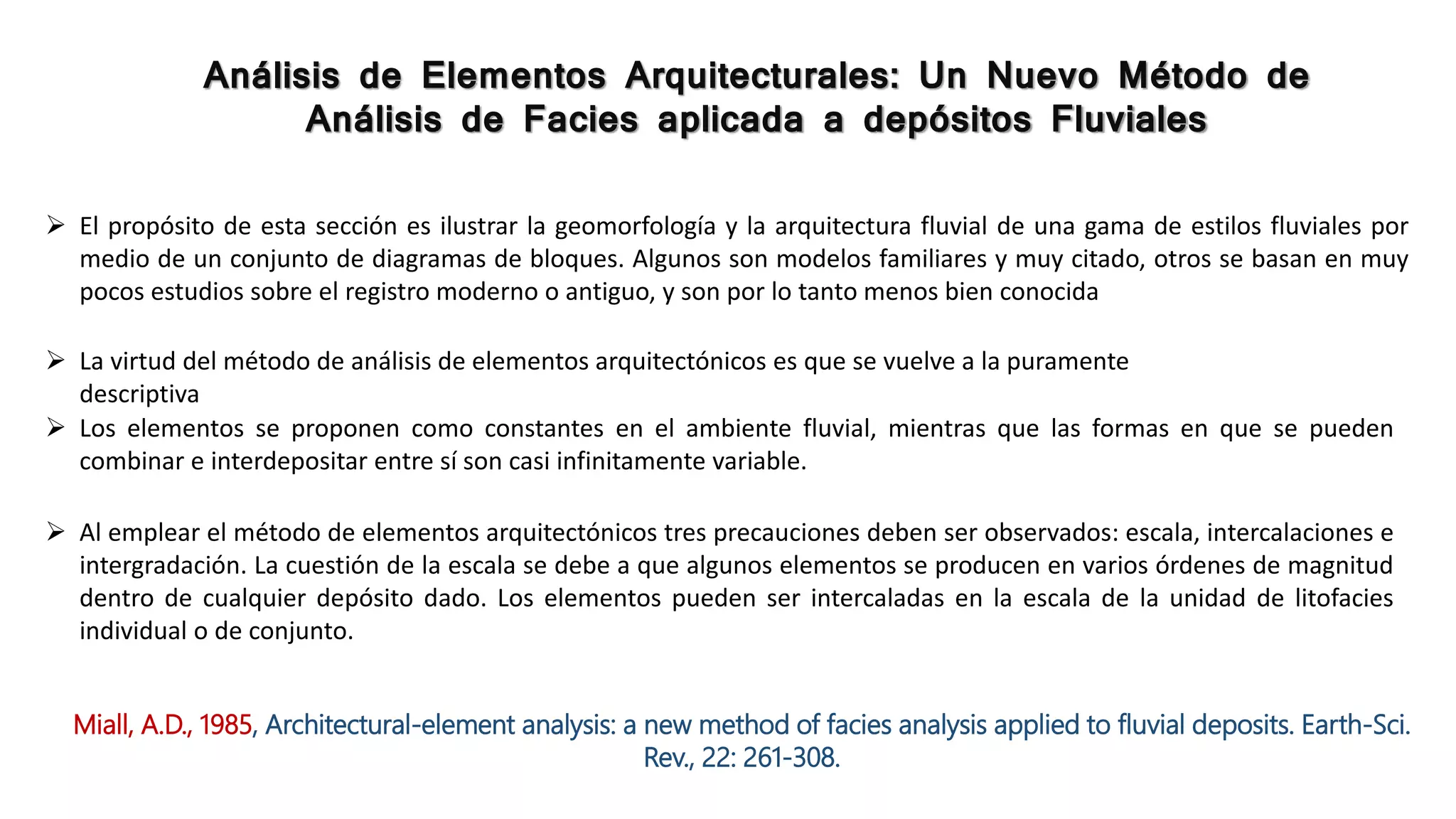 Miall, 1985, architectural element analysis a new method of facies ...